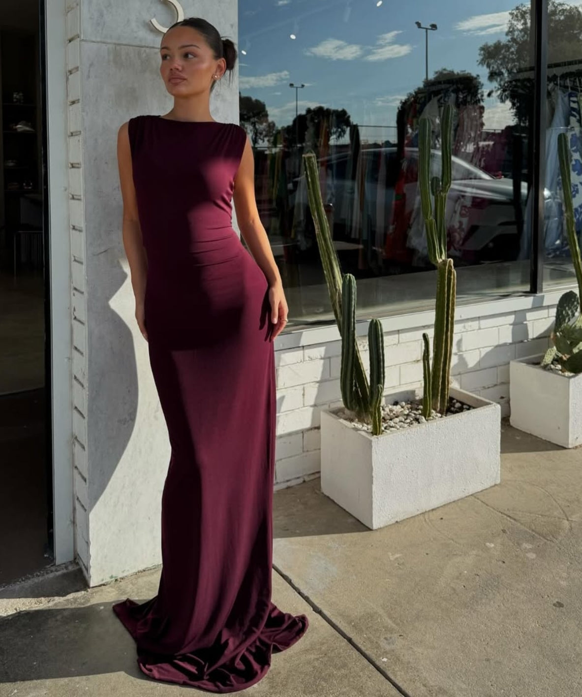 EFFIE KATS (black cherry/plum) Faith reversible maxi | Rent My Style ...